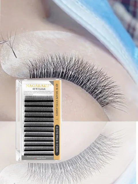 Nagaraku 4d W Eyelash Extensionyyw Shape Eyelashes