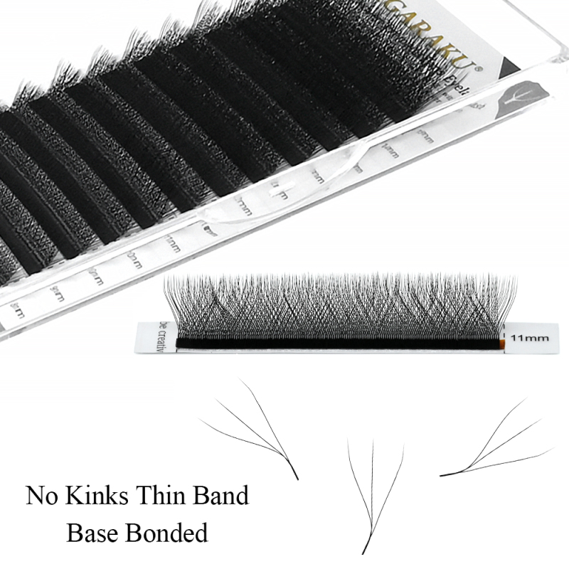 NAGARAKU 3D W 2D YY Eyelash Extension L LU(M) Curls,YY/W Shape Eyelashes
