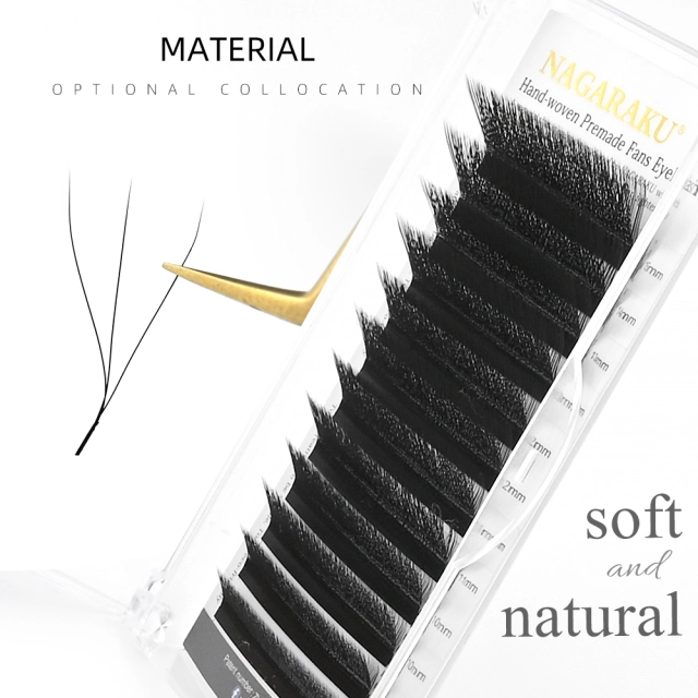 Nagaraku 3d W 2d Yy Eyelash Extension L Lum Curlsyyw Shape Eyelashes