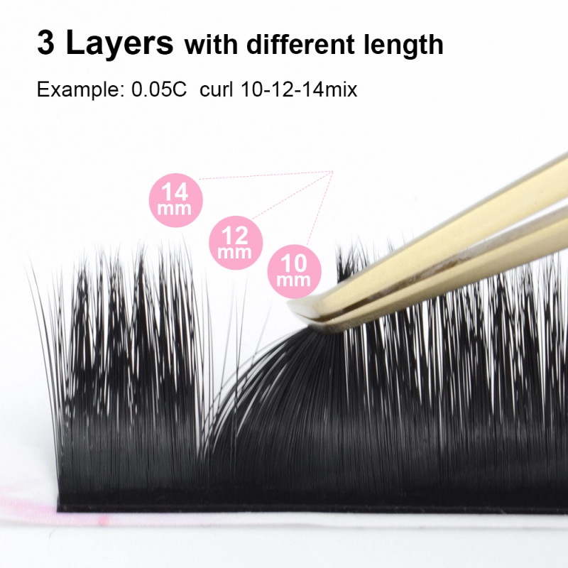NAGARAKU Bloom Lashes Autofans Eyelash Extension,Auto-fans Eyelashes