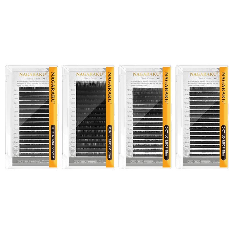 NAGARAKU Special Curls M L N LC LD Curls Classic Individual Eyelashes ...