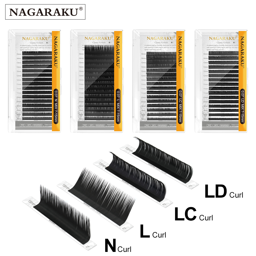 NAGARAKU Special Curls Classic Individual Eyelashes,Classic Eyelashes