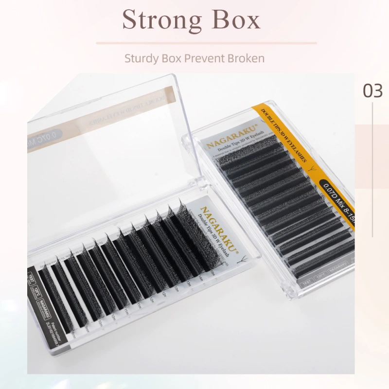 Nagaraku Double Tips 3d 4d 5d W Eyelash Extensionyyw Shape Eyelashes