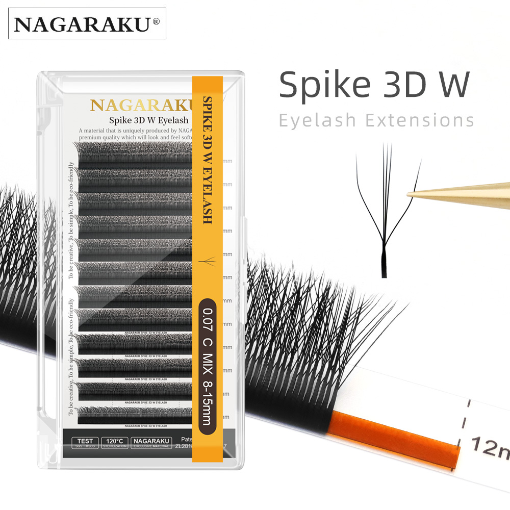 NAGARAKU 3D 4D 5D 6D 7D 8D W Shape Eyelash Extension,YY/W Shape Eyelashes
