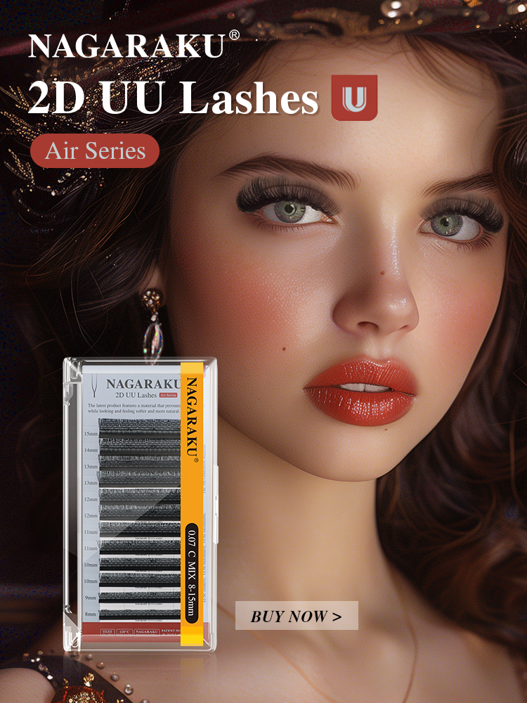 NAGARAKU U-Shaped 2D UU Eyelash Extension