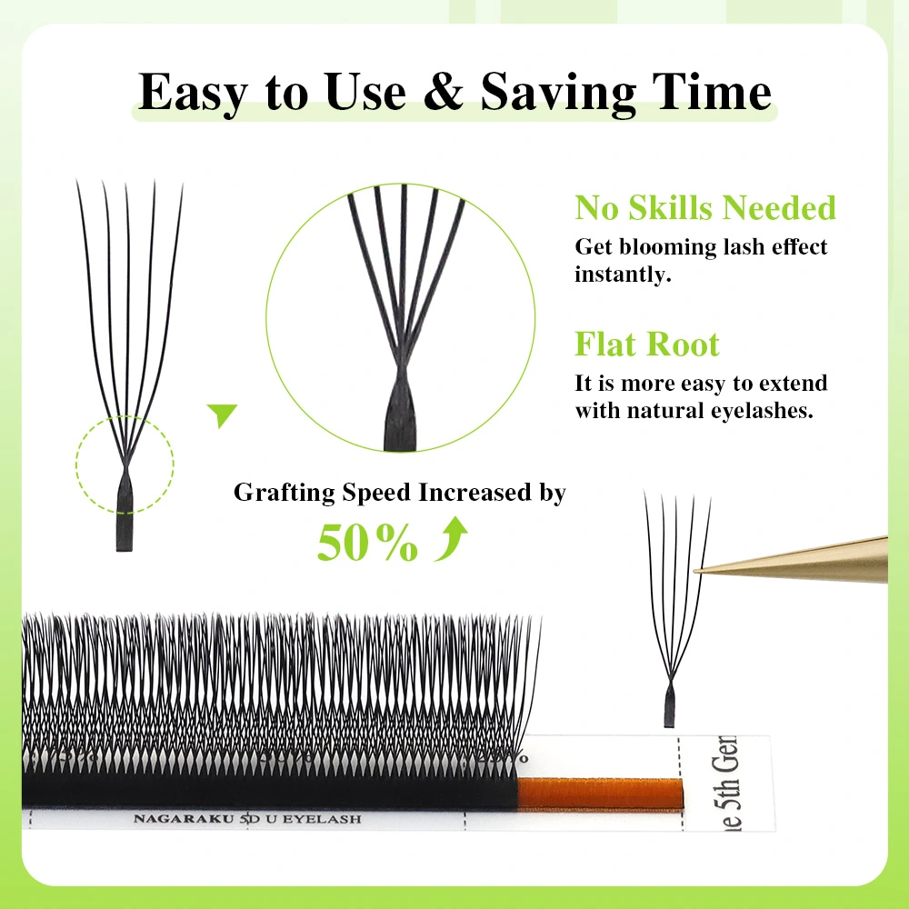 NAGARAKU 5D U Shaped Eyelash Extension