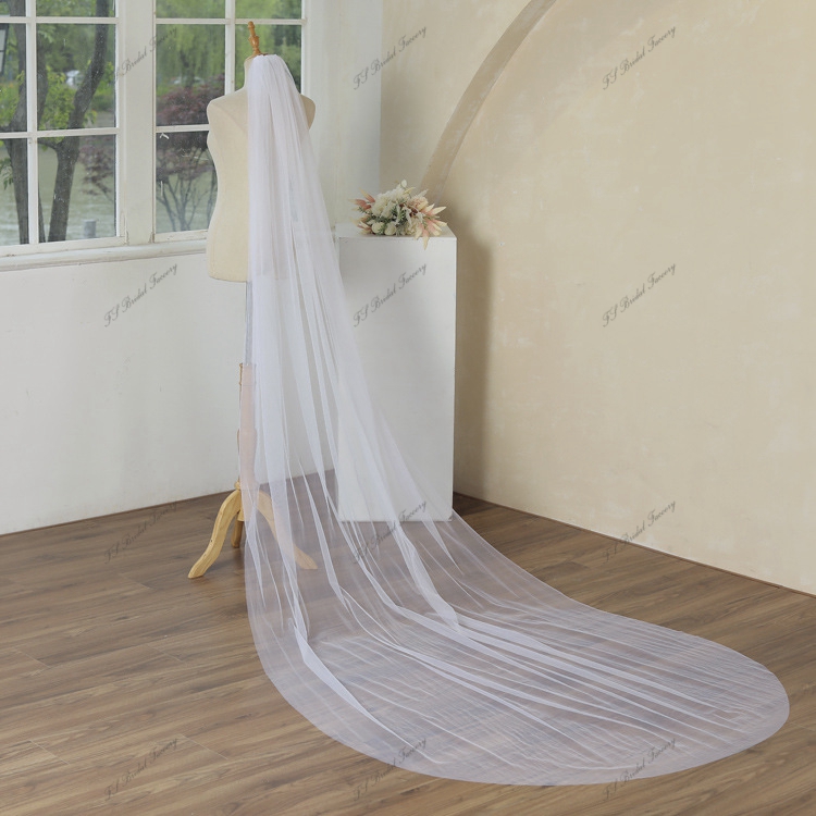 118 Inch Plain Veils