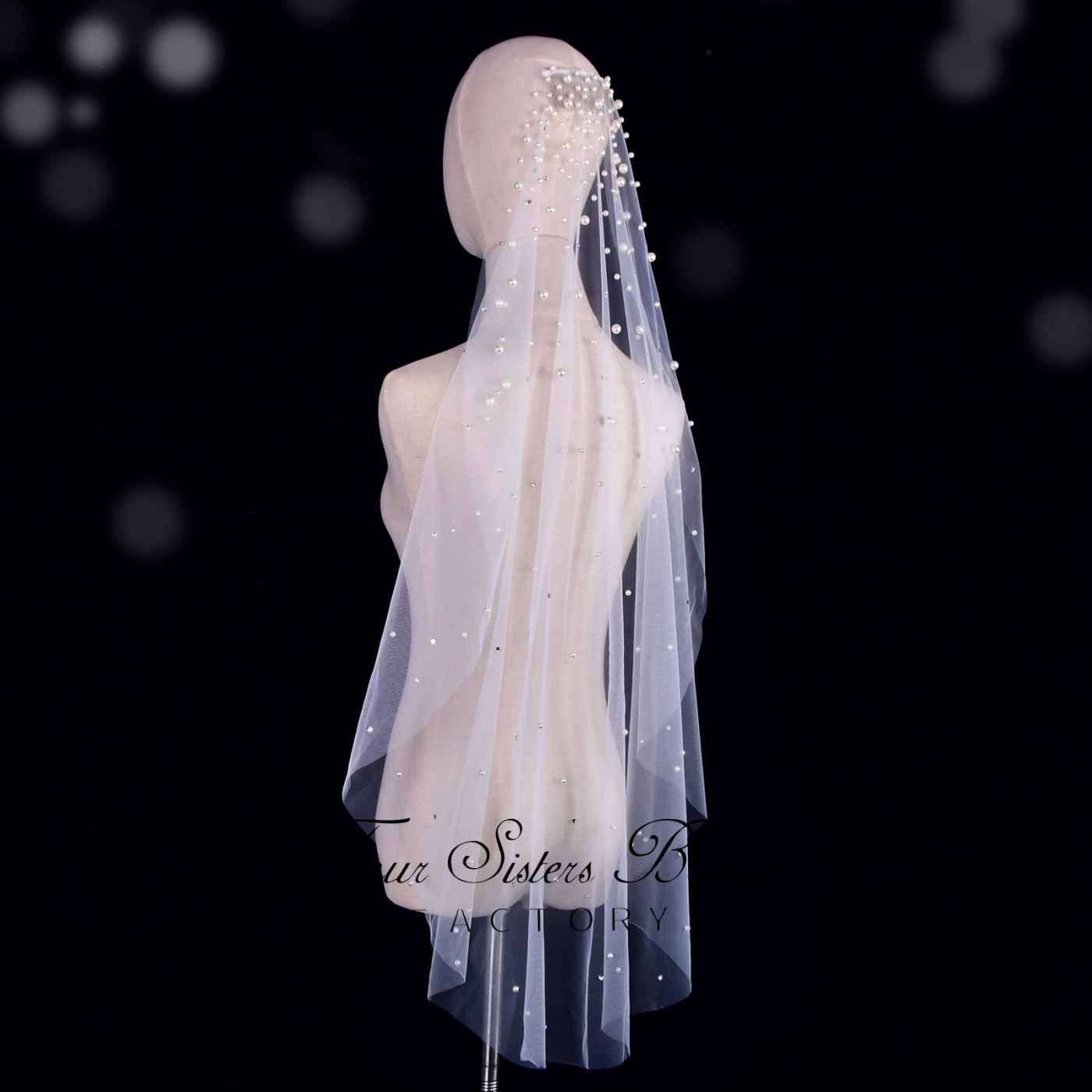 Pearls Wedding Veils