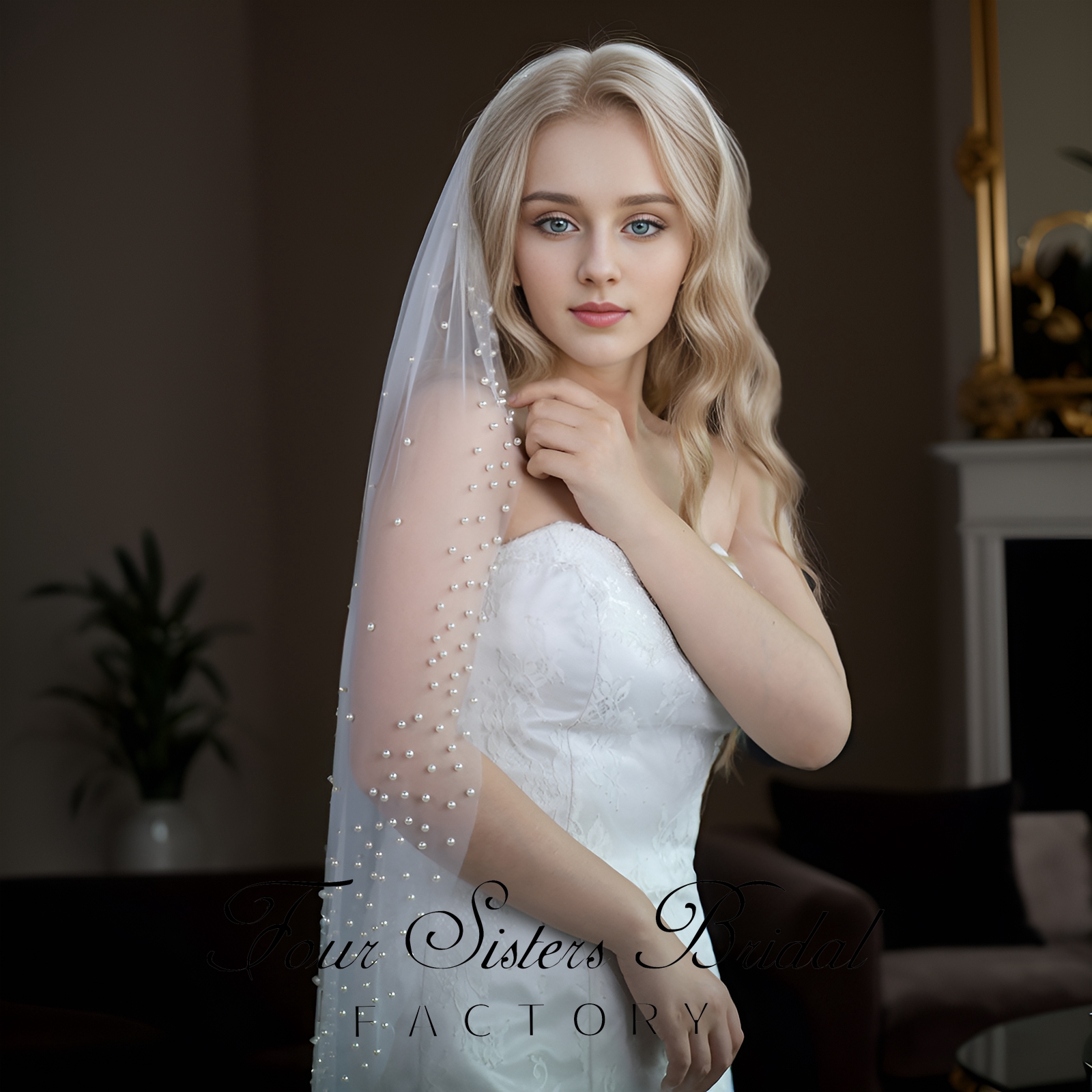 Beading Bridal Veils