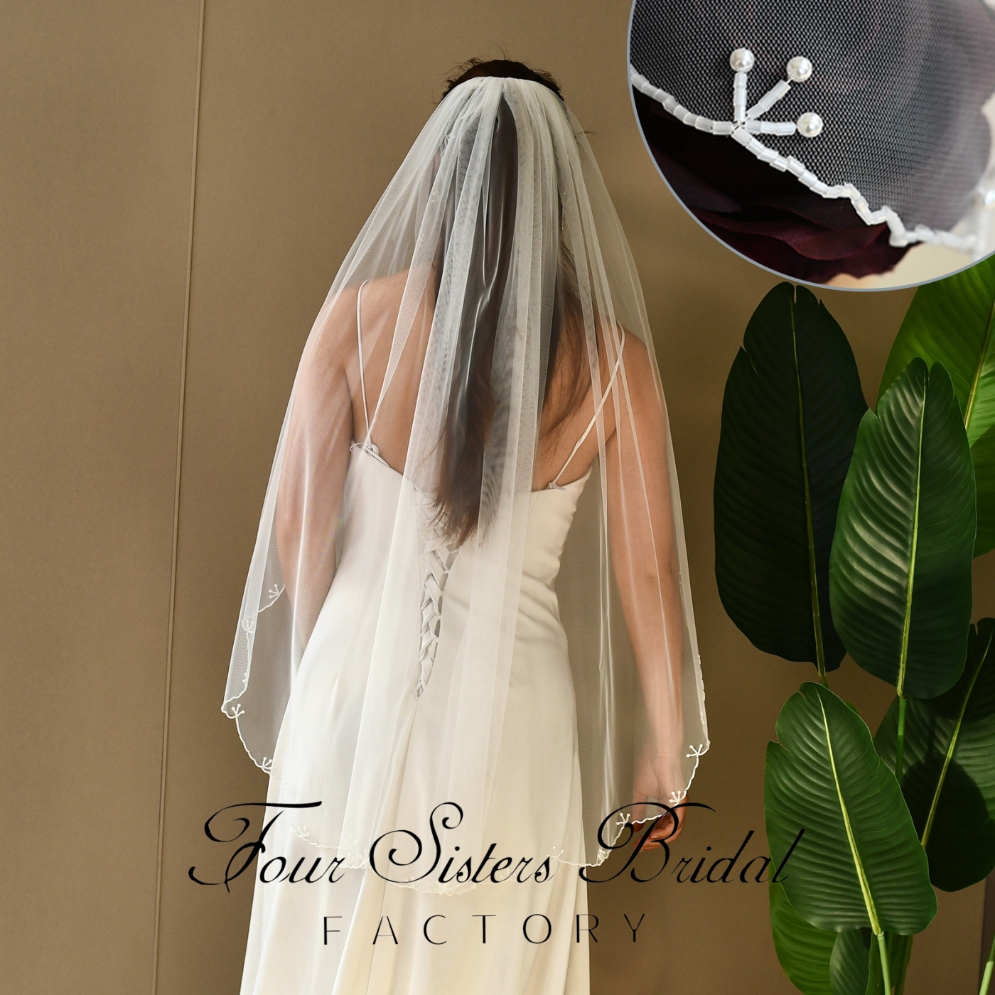 Beading Wedding Veils