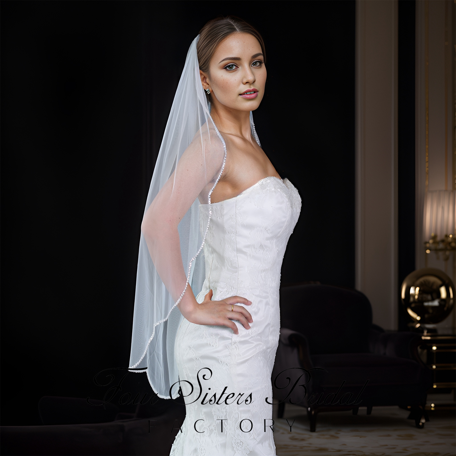 Beading Wedding Veils