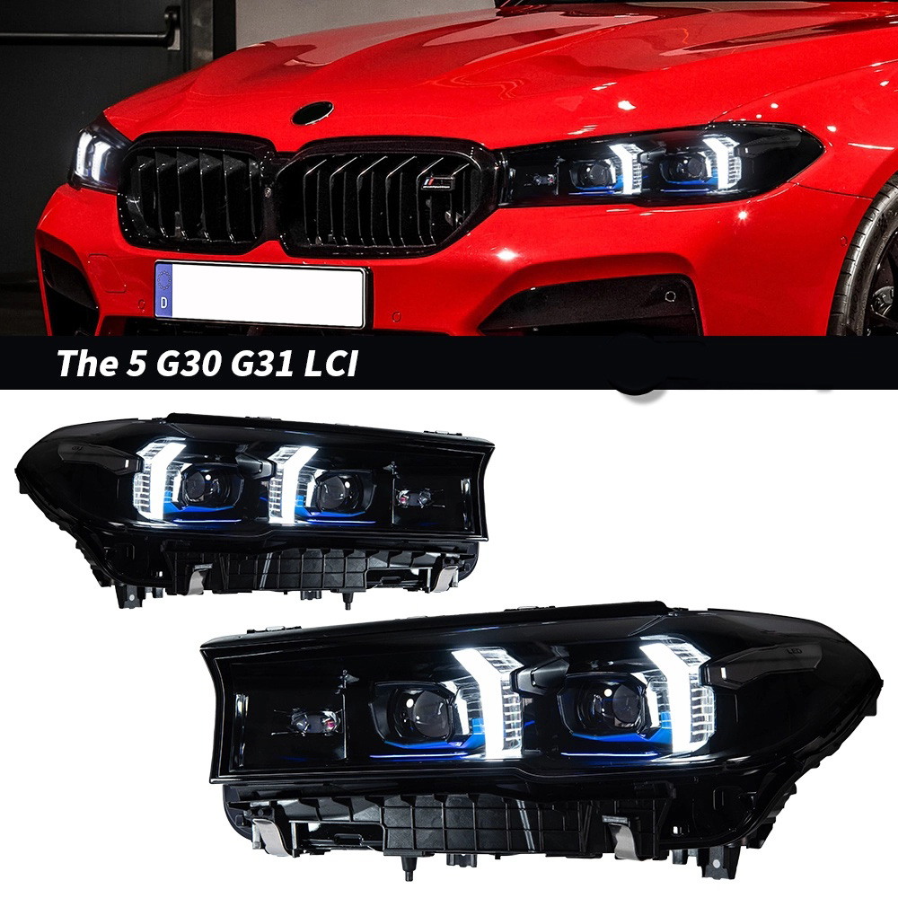 BMW 5 SERIES Car Styling Head Lamp For BMW G30 LED Parts Headlight 2017 ...