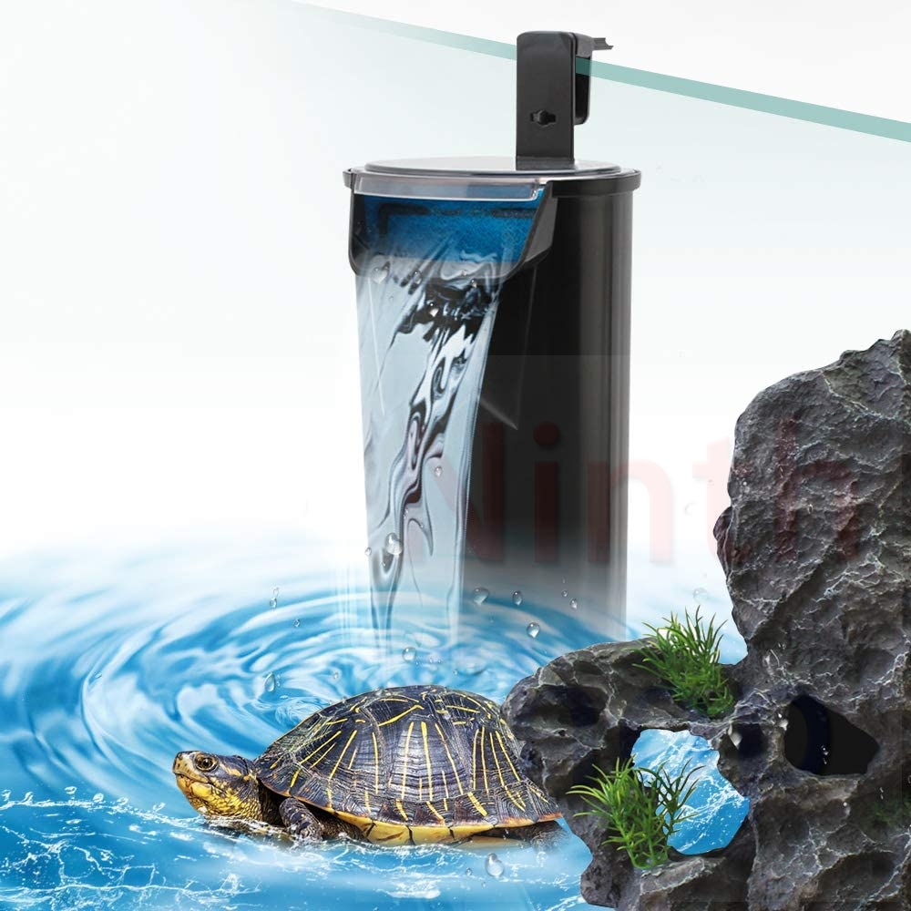 Turtle Filter Water Submersible Filter for Turtle Tank/Aquarium 600L/H ...