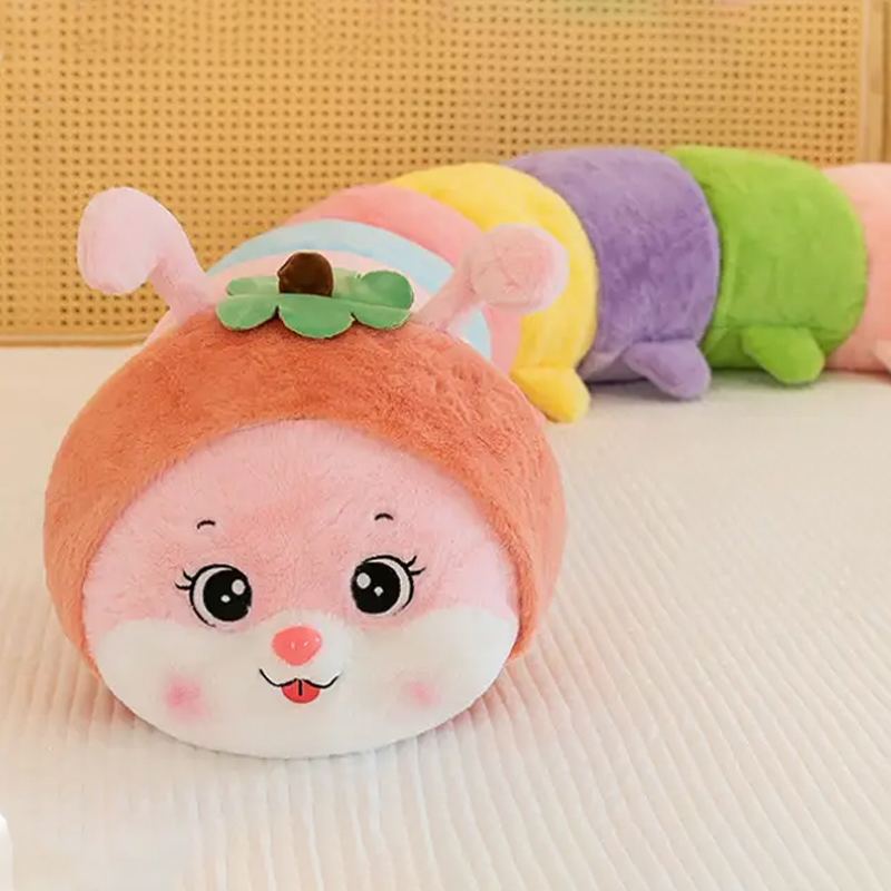 Factory big Size Plush Toy Custom Stuffed caterpillar Pillow Soft ...