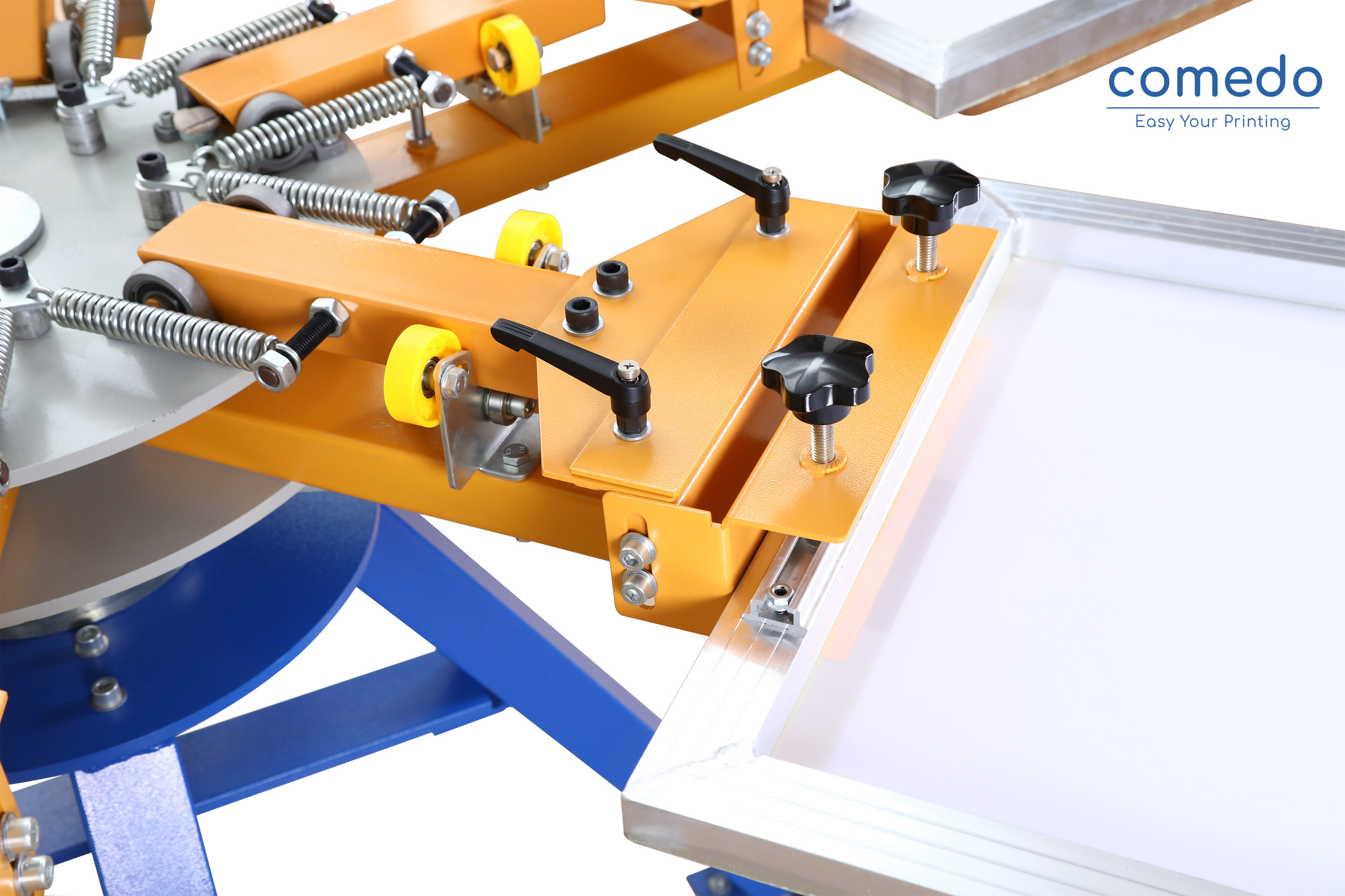 Comedo Manual 4 color 4 station t shirt screen printing machine