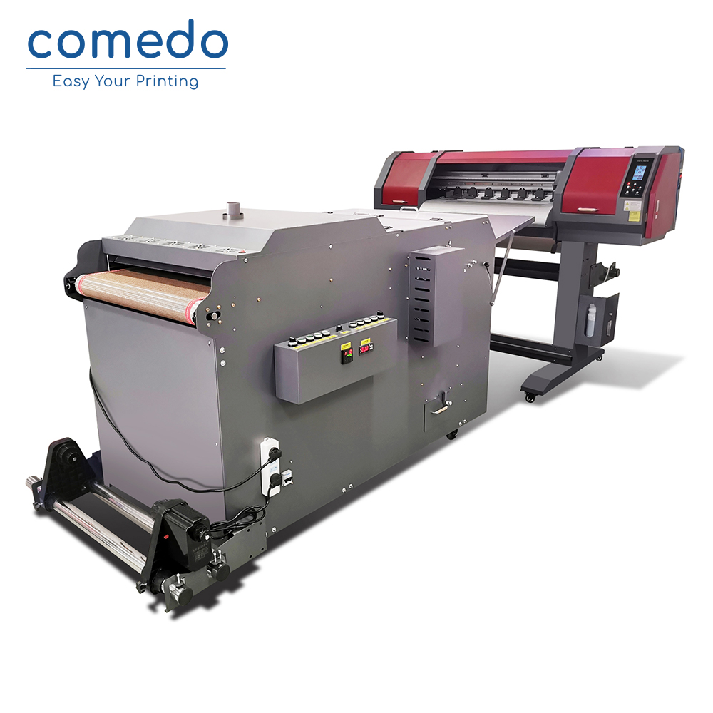 DTF T-shirt printer with 2 heads i3200 printing width 60cm working with ...