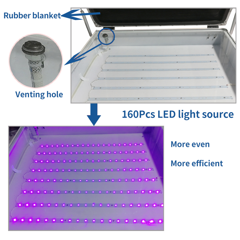 Vacuum UV LED Exposure unit 5060