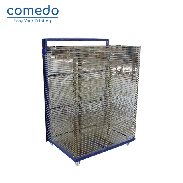 Screen printing drying racks