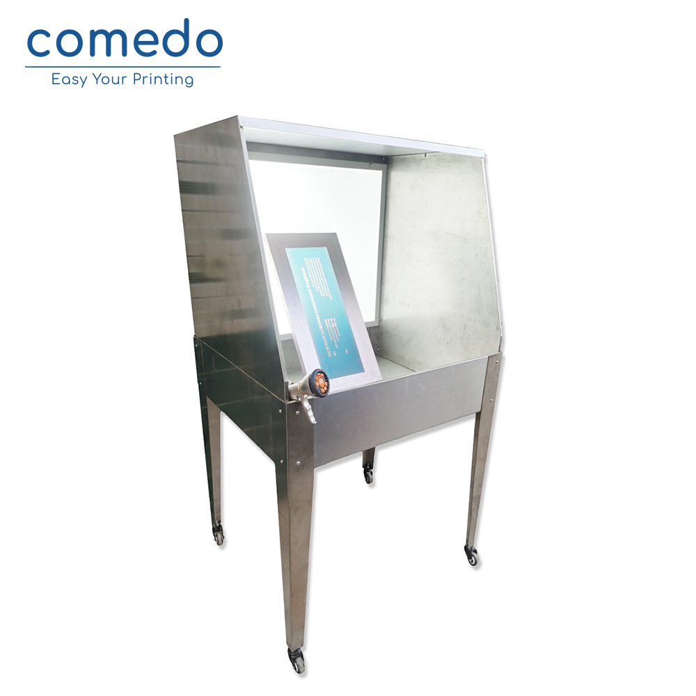Screen printing Stainless steel screen washout booth