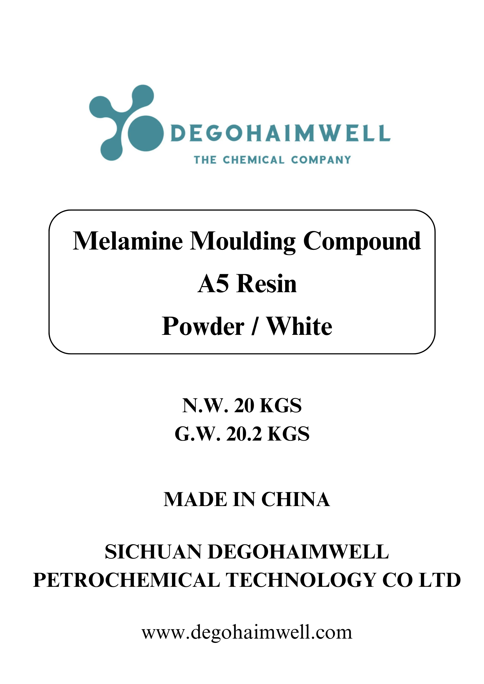 Melamine Moulding Compound (A5 Resin) | For Tableware, billiards