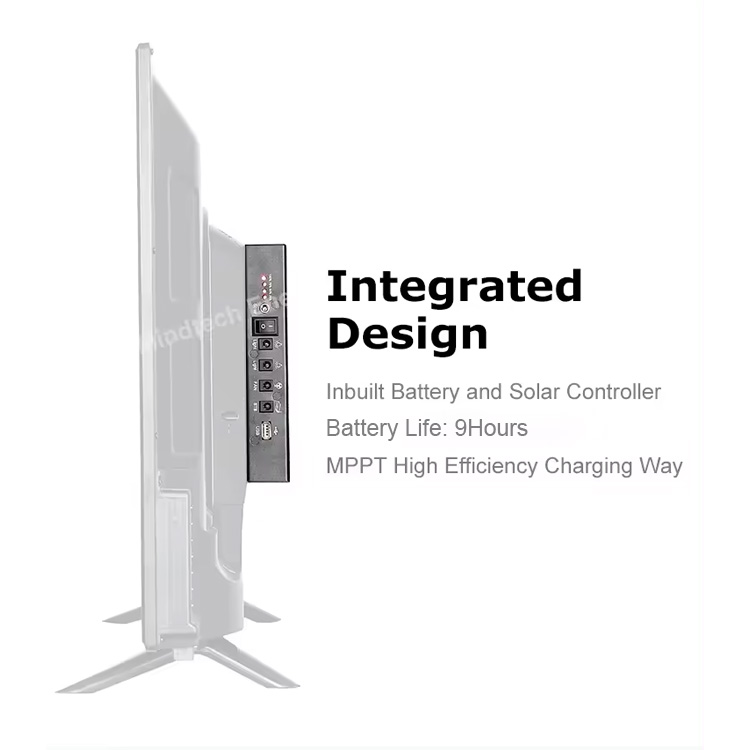 40" FHD Solar Smart TV Combo With Solar Panel | Rechargeable Battery