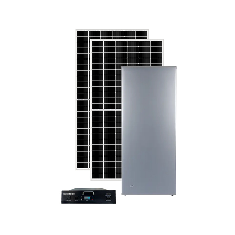 Solar Powered Energy Ice Maker Freezer Kit Upright