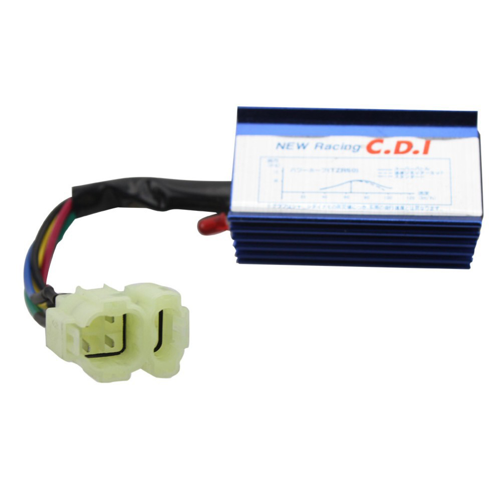 GOOFIT 4+2 6 Pin AC ignition Racing CDI Module Replacement For GY6 50cc ...