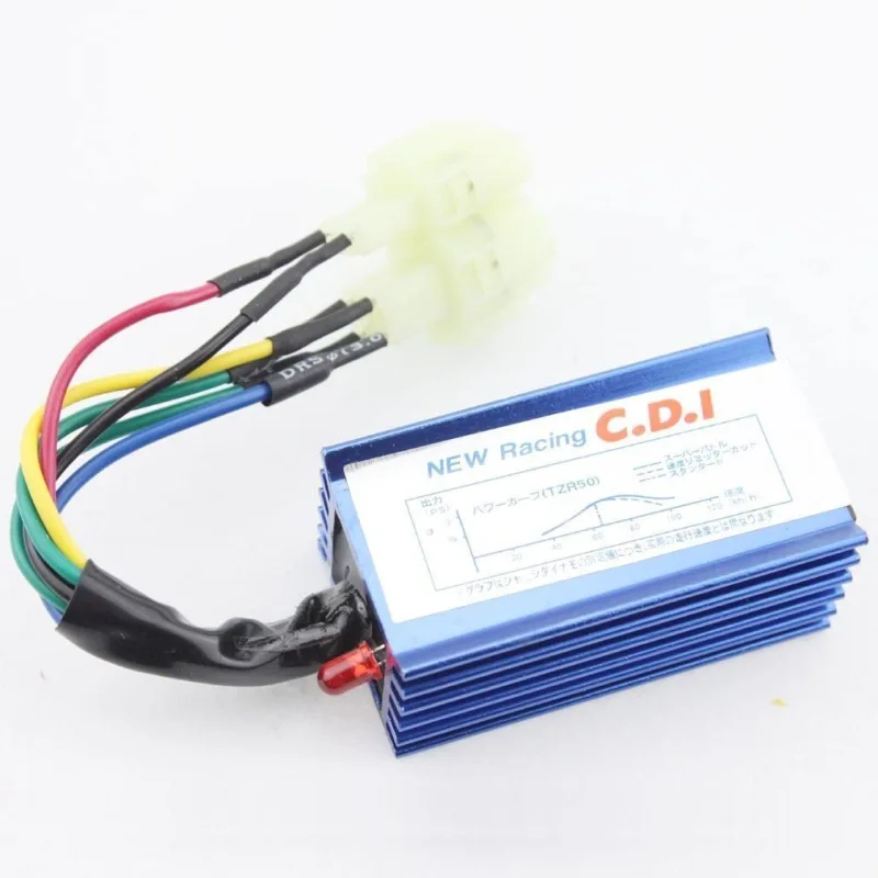 GOOFIT 6 Pin CDI Ignition Coil Set Replacement for GY6 50cc 60cc 80cc ...