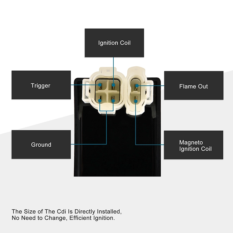 GOOFIT 6-Pin DC CDI for GY6 50cc 70cc 90cc 110cc 125cc 150cc ATV Go ...