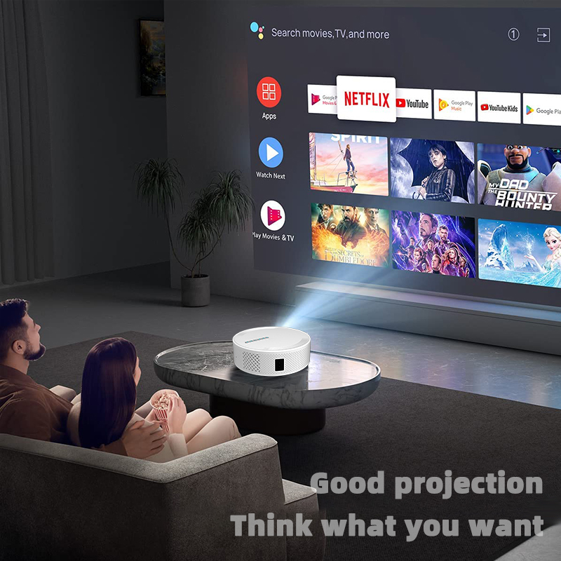 T269 3326 Android 9.0 2.69" 1920*1080 200ANSI 2+16g 2.4+5G+BT Projector