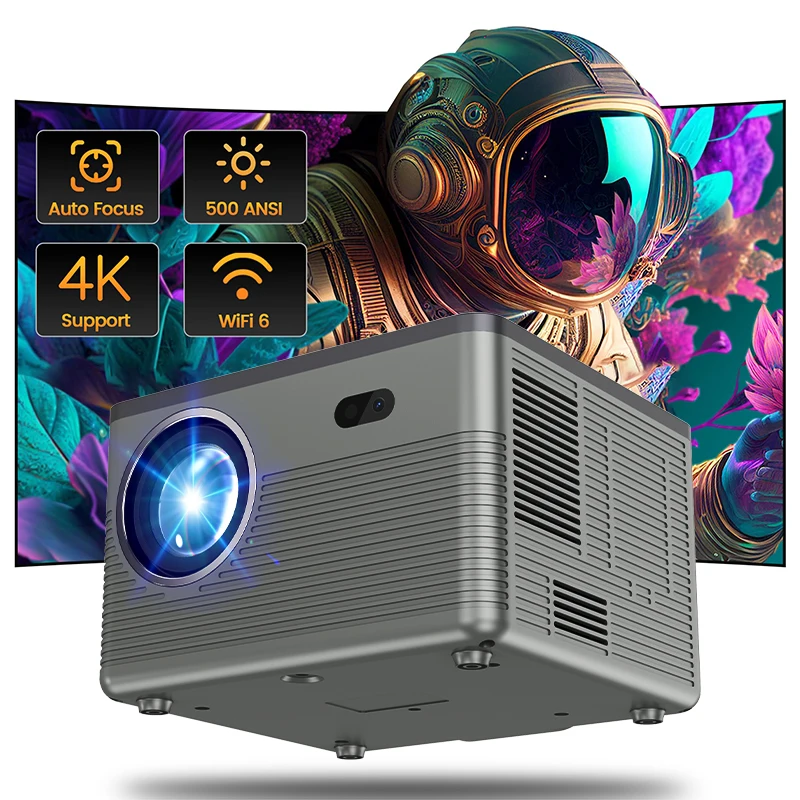 Native 1080P FHD Projector 4K Android TV Projector Smart TV Mini Home ...