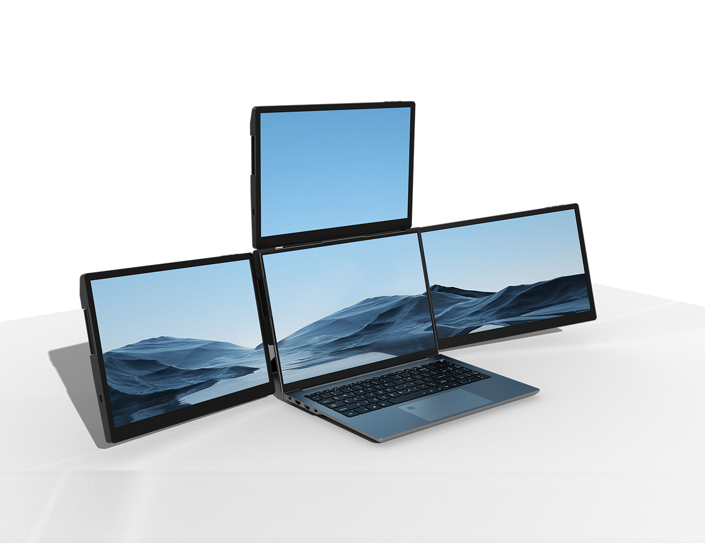 13 inch portable expansion screen/three screen expansion/support for ...