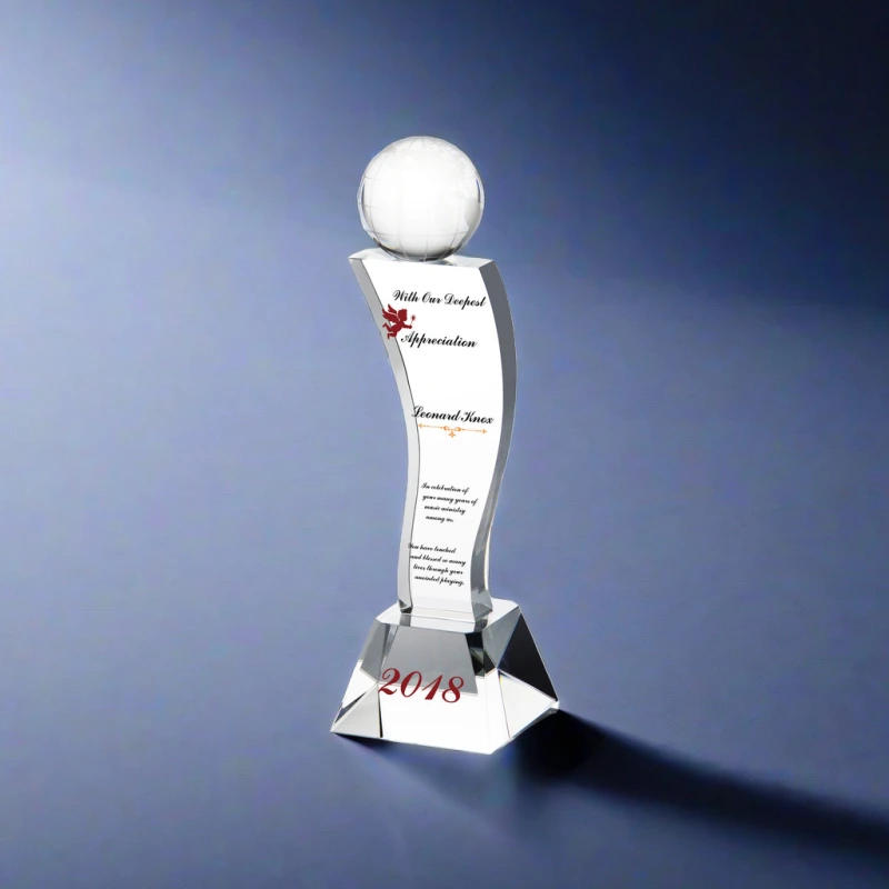 Music Minister Anniversary Gift 25th Custom Crystal Appreciation Plaque ...