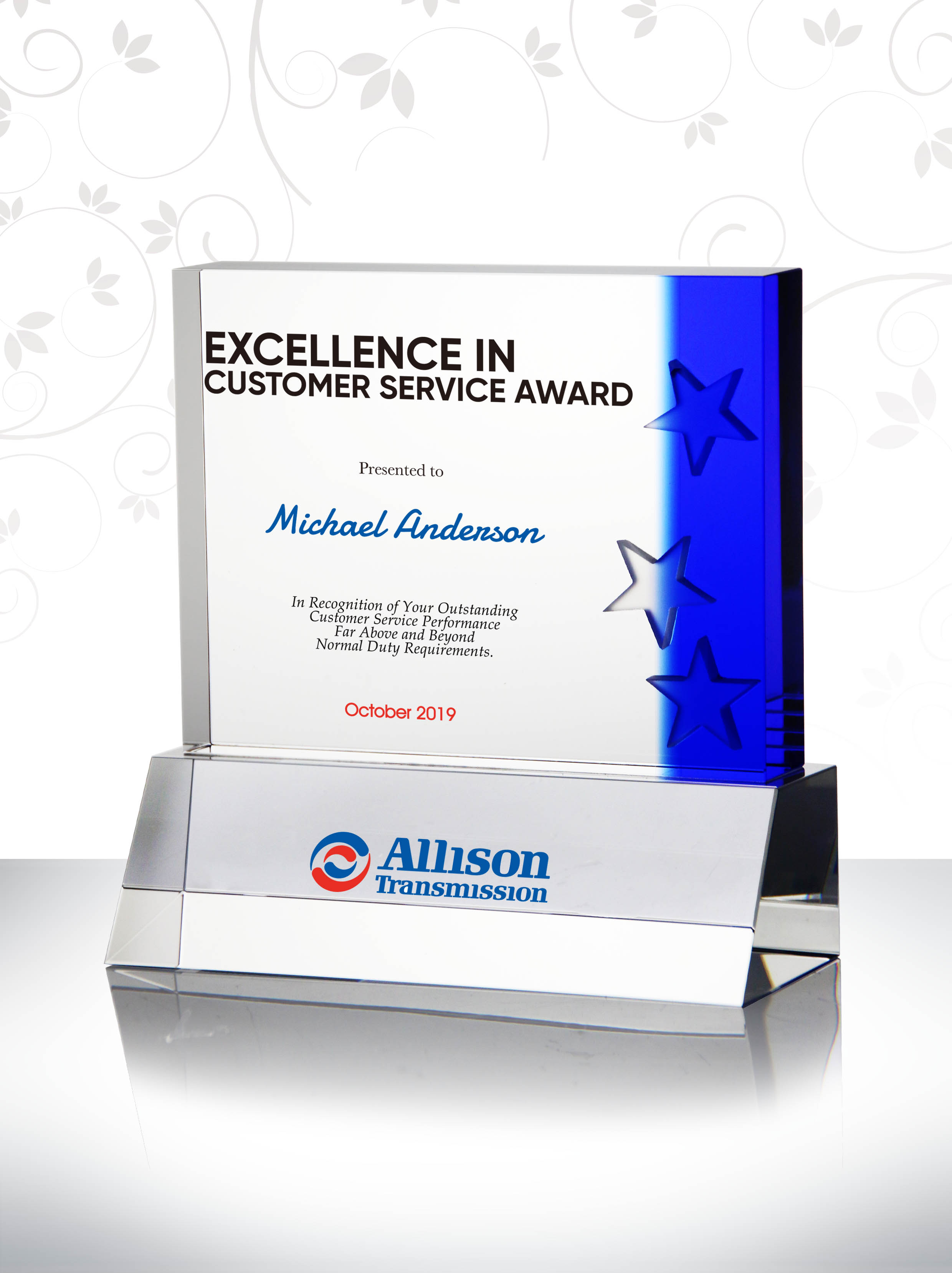 Excellence in Customer Service Award