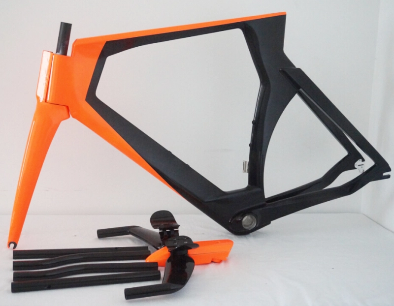 VB-TT-001 Carbon Fiber Time Trial TT Frame Set Includes TT Bars,Track&TT