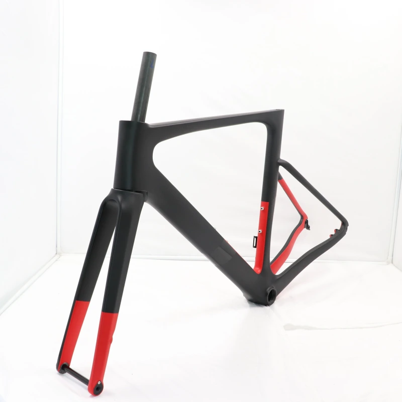 VB-R-099 black&red paint road disc frameset