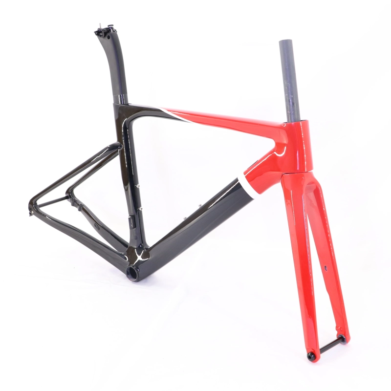 Aero Road Carbon Bike Frame Metallic Black