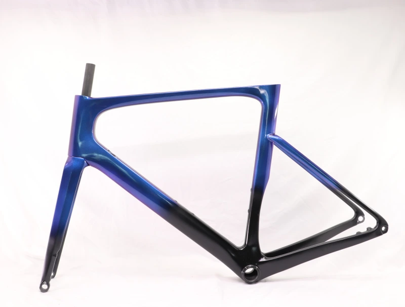 VB-R-099 Custom Paint Aero Road Carbon Bike Frame Chameleon Fading ...