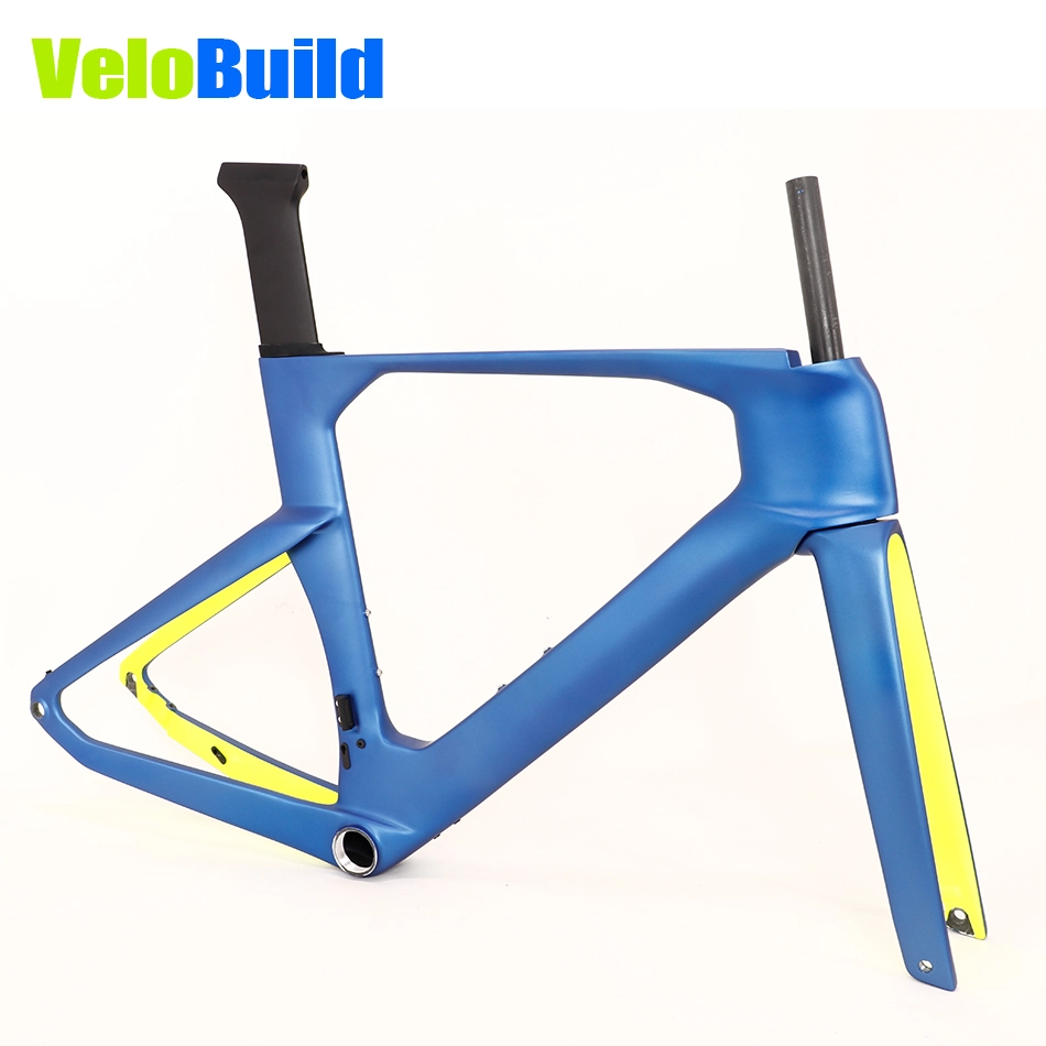 2026 VB-R-368 Carbon Fiber Aero Road Bike Frame Metallic Blue And Neon ...