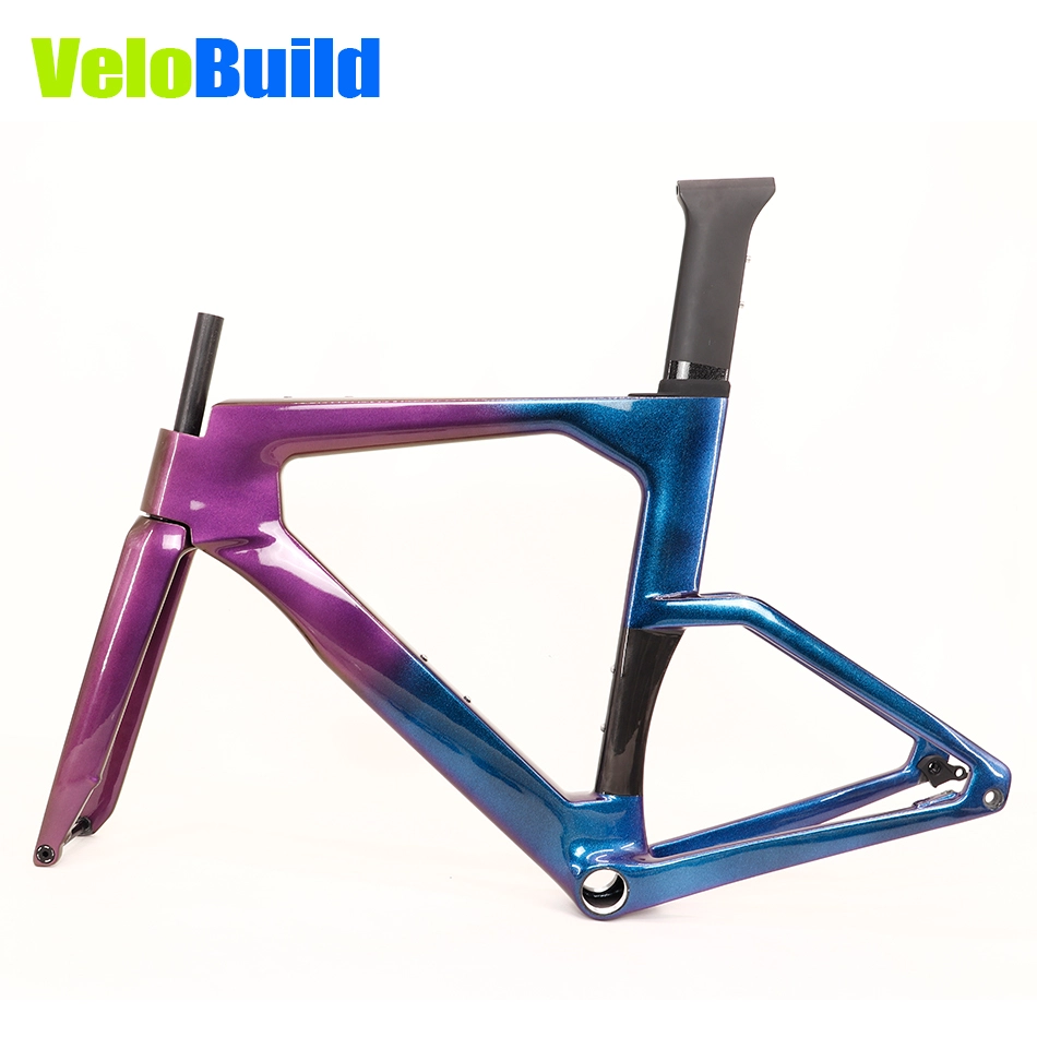 VB-TT-023 Carbon TT Bike Frame Chameleon Fading Paint