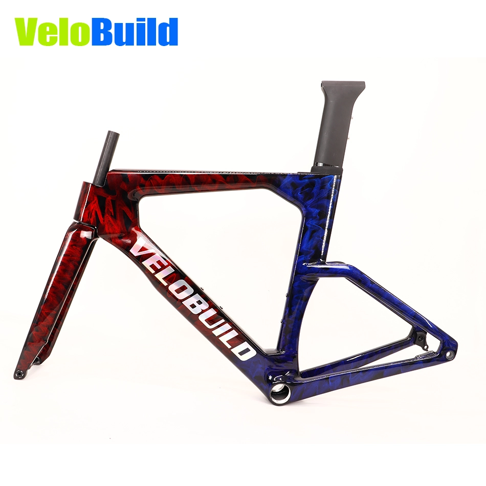 VB-TT-023 Carbon TT Bike Frame Smoky Fading Paint
