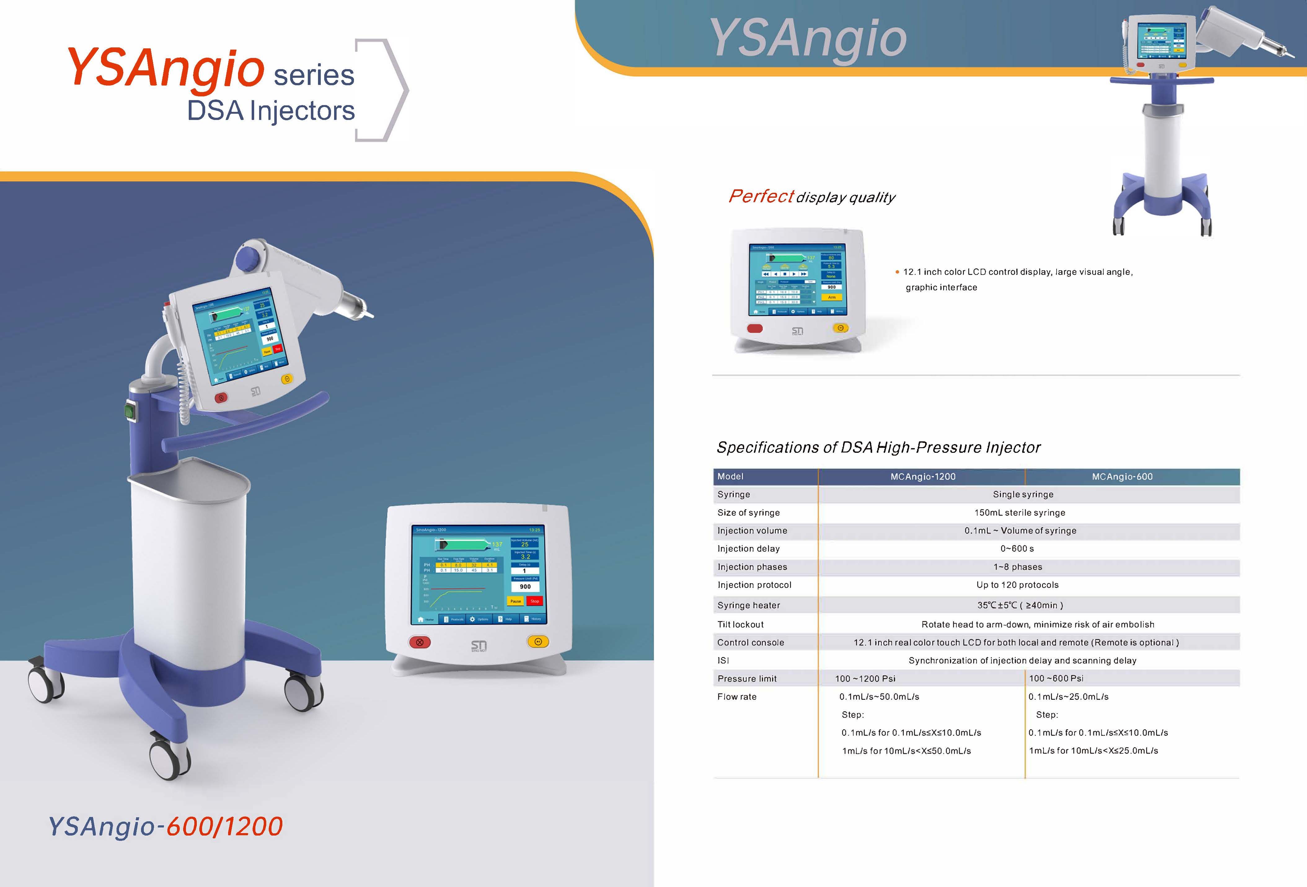 MCSD-2 Dual Head CT & MRI Injector Syringes