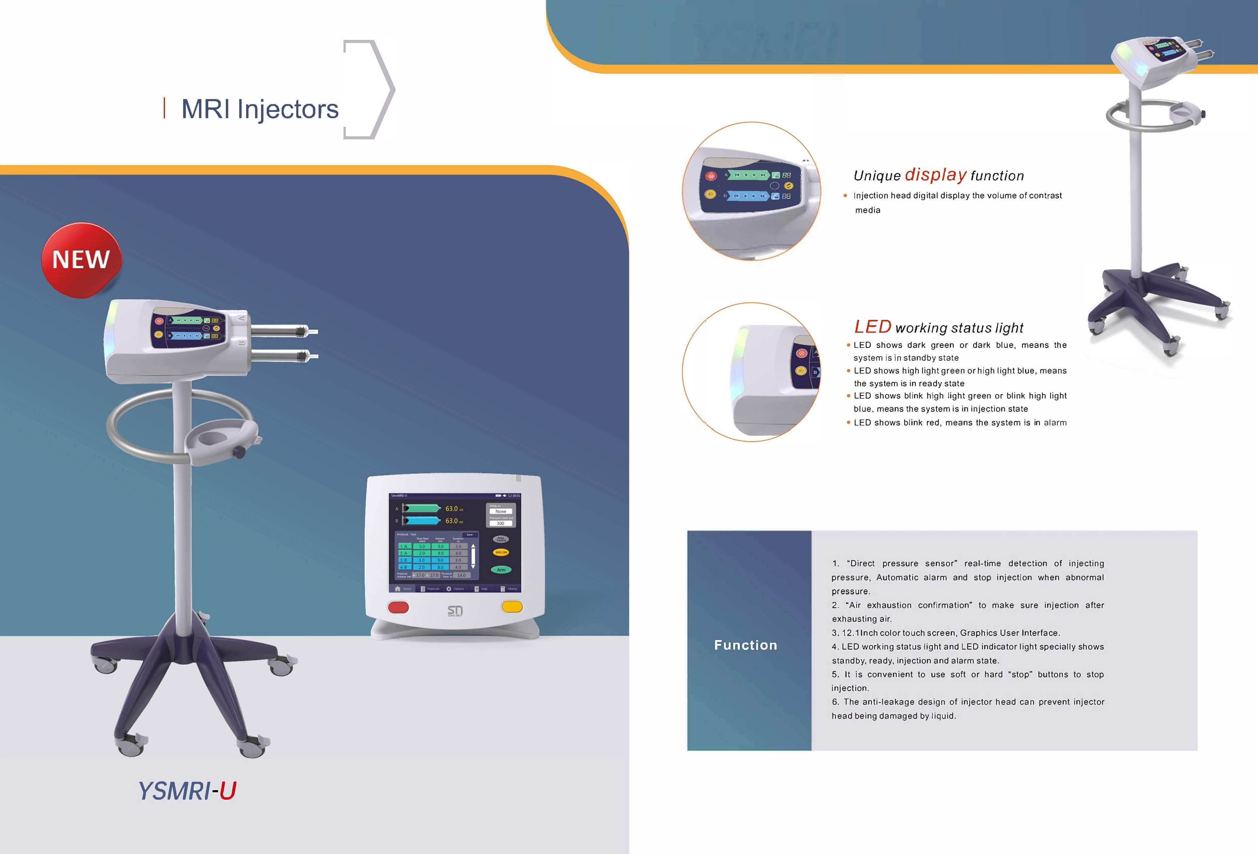 MCSD-2 Dual Head CT & MRI Injector Syringes
