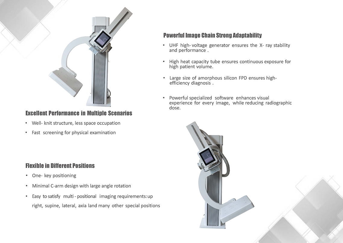MCU-32kW High Frequency UC-Arm Digital Radiography System
