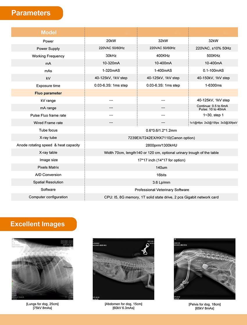 MCDRD-320V Multifunction Veterinary Digital X-ray Machine