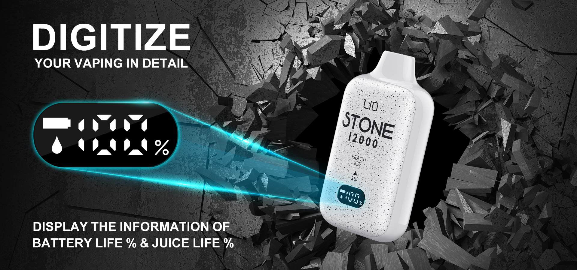 OEM/ODM 2024 Pod Vaporizer Juice 10000 Puffs Lio stone Crystal ...