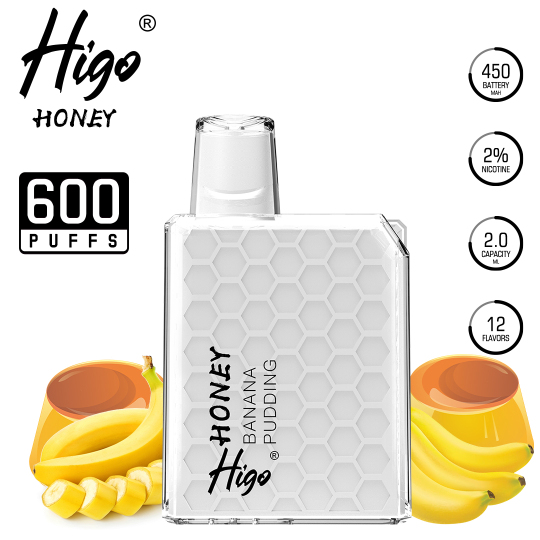 Custom Logo 2024 Pod Vaporizer Juice 10000 Puffs Higo honey Crystal ...