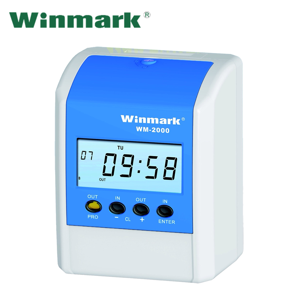 Winmark四行雙色咭鐘