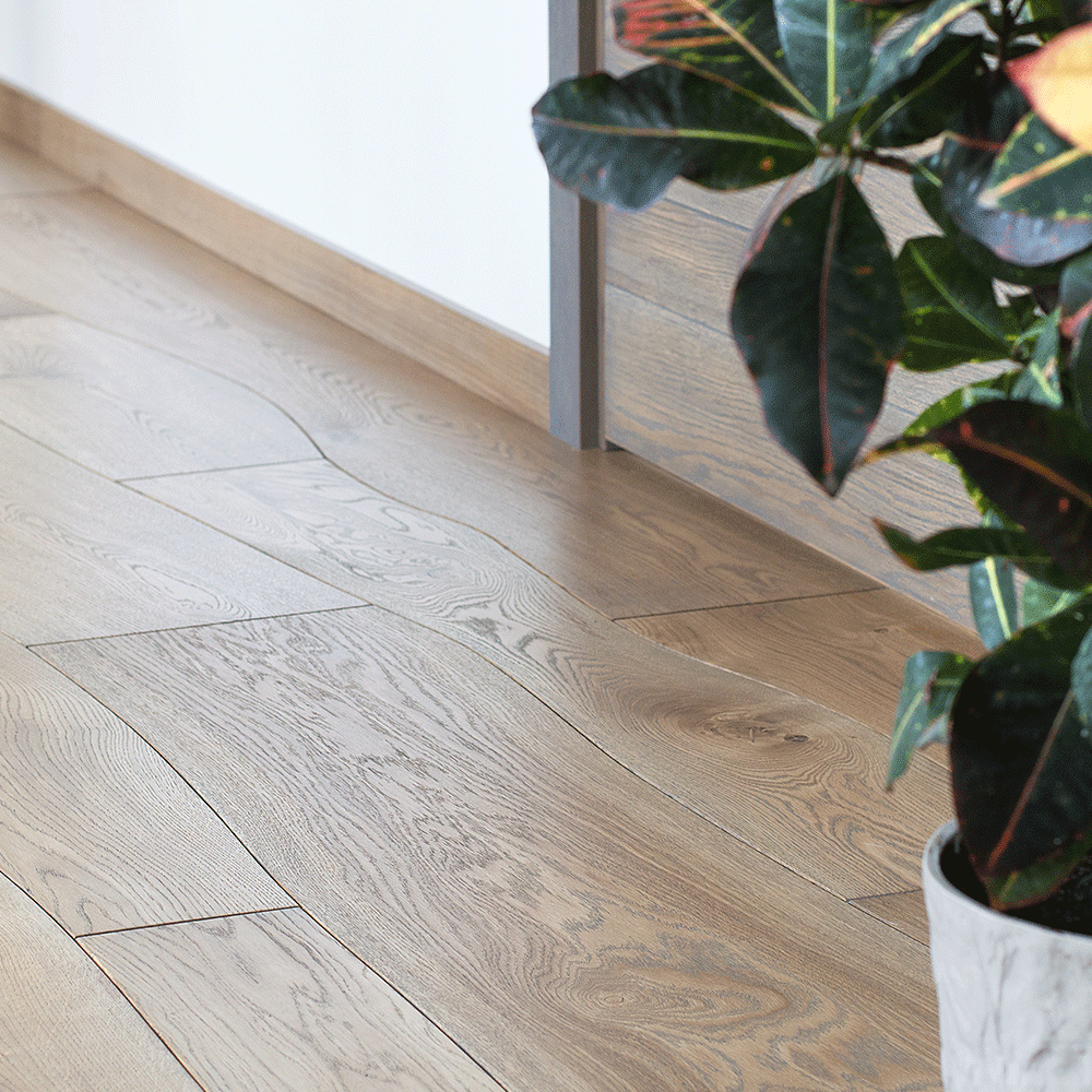 Curved Wood Flooring - Walnut