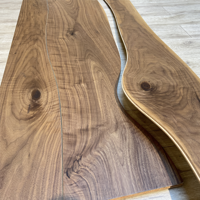 Curved Wood Flooring - Walnut